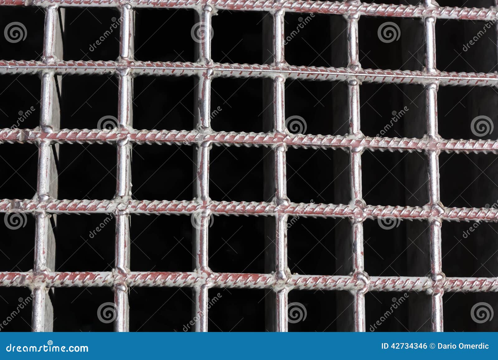 Metallic Grid Pattern stock photo. Image of basement - 42734346