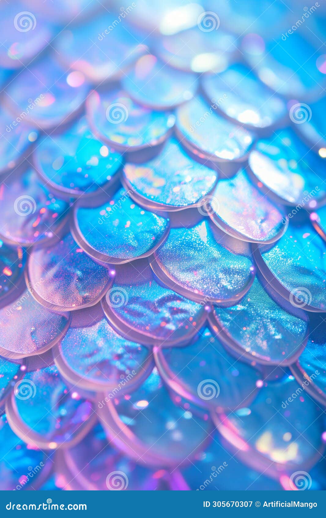 Metallic Holographic Scales. AI Generated. Stock Illustration ...