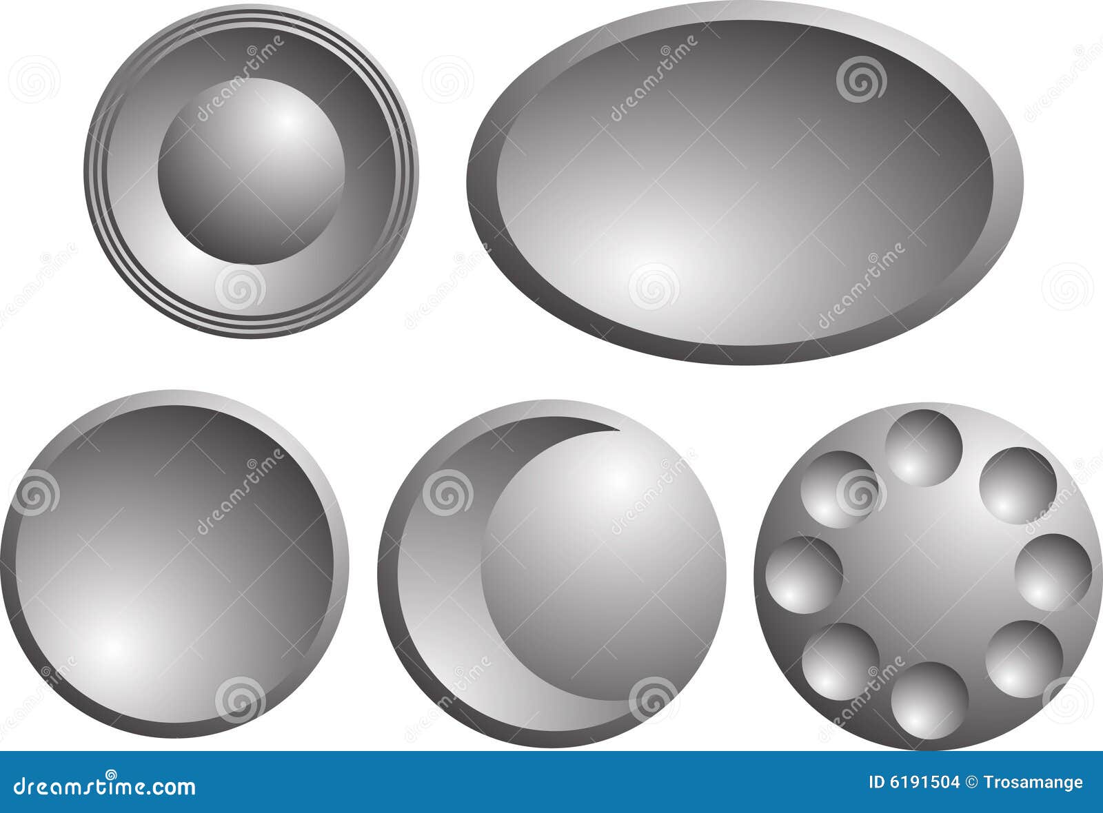 Metallic Icons Picture. Image: 6191504