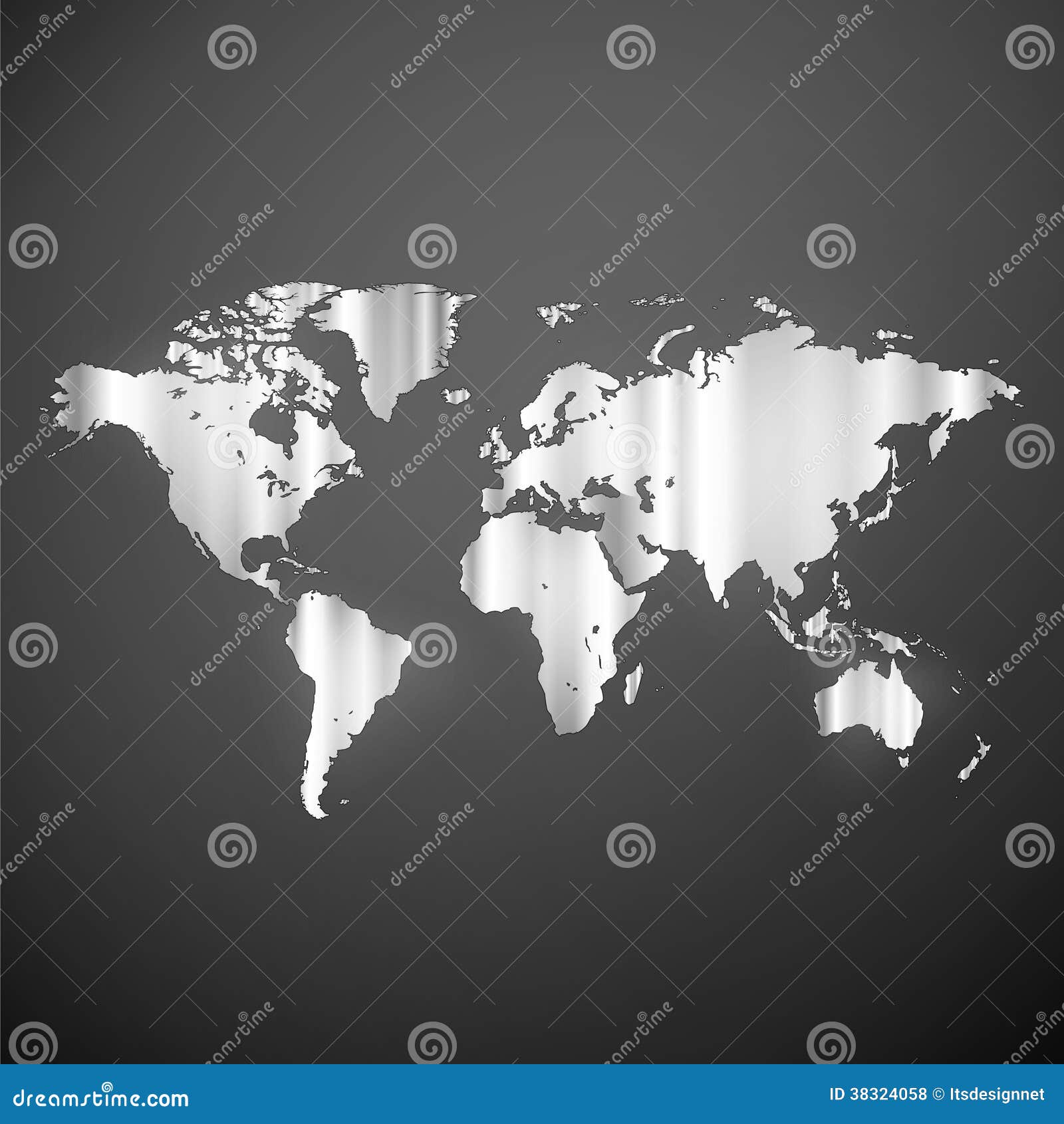 Metallic Infographics World Map Stock Vector - Illustration of earth ...