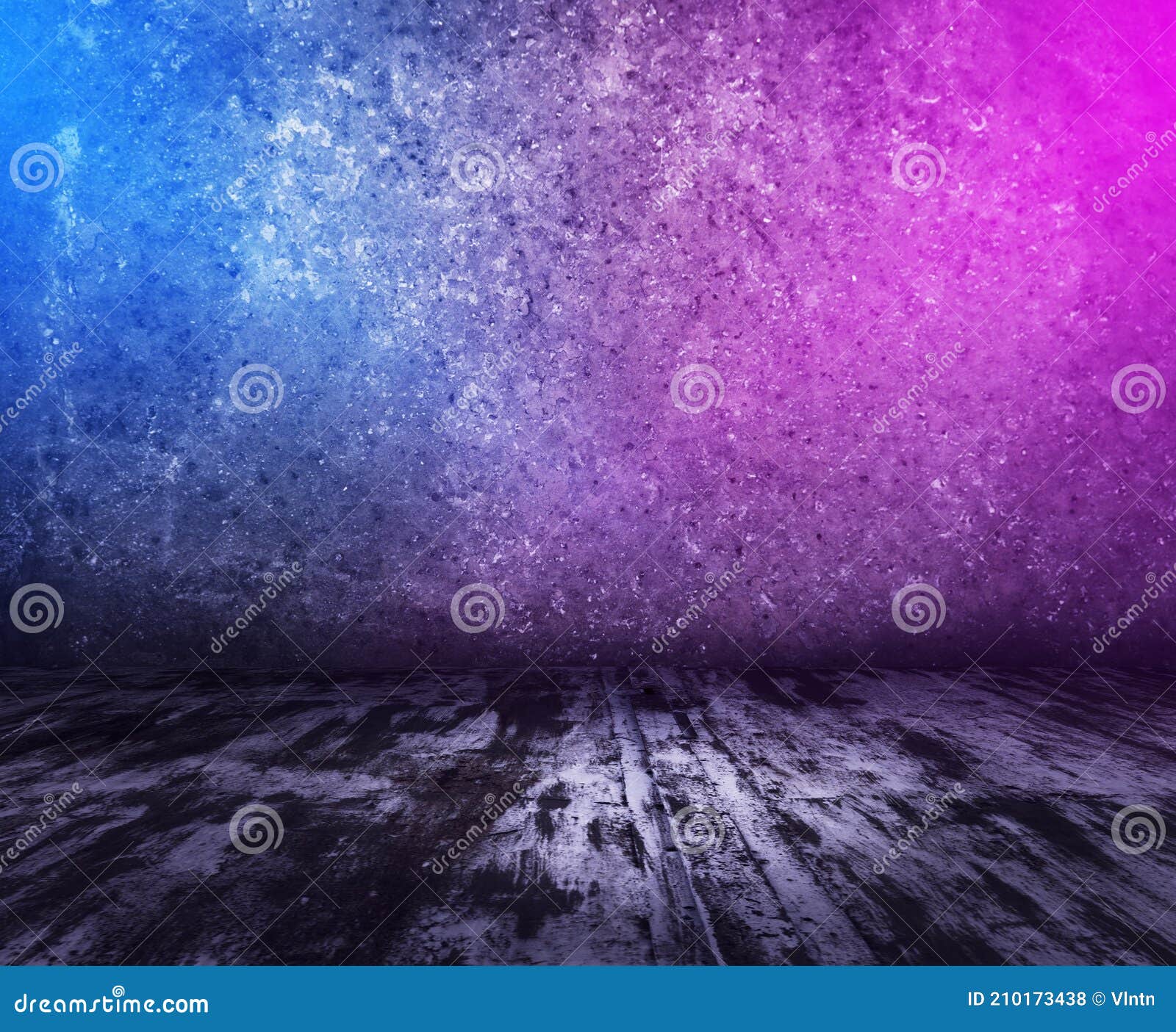 Metallic Interior with Neon Lights Stock Photo - Image of club, blue ...