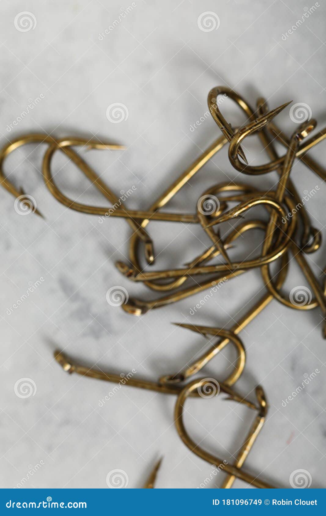 Metallic Isolated Macro Hook Steel Fishhook Pile Stock Image - Image of ...
