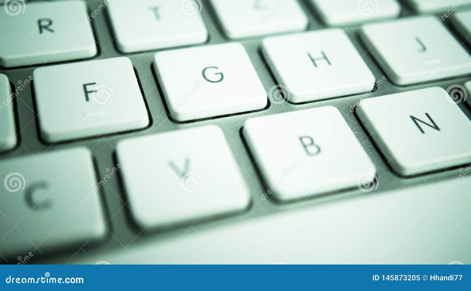 Metallic Keyboard with White Keys Stock Image - Image of metal, design ...