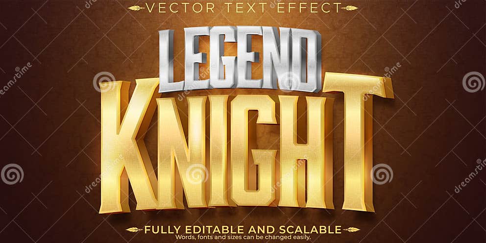 Metallic Legend Text Effect, Editable Shiny and Elegant Text Style ...