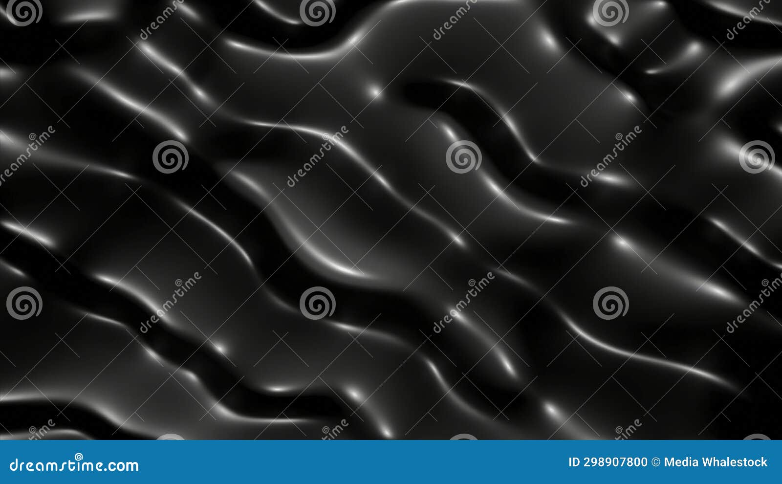 Metallic Liquid with Ripple Lines on Surface. Design Stock Photo ...