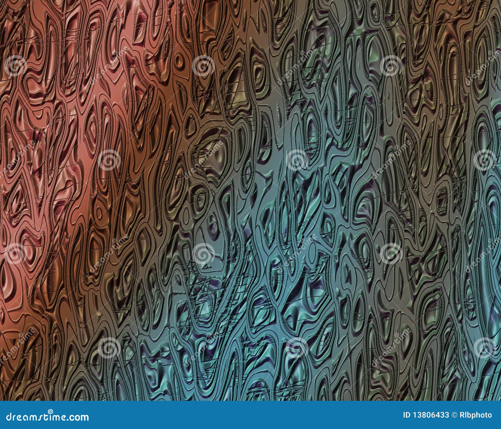 Metallic Melting Cell Texture Red Blue Stock Illustration ...