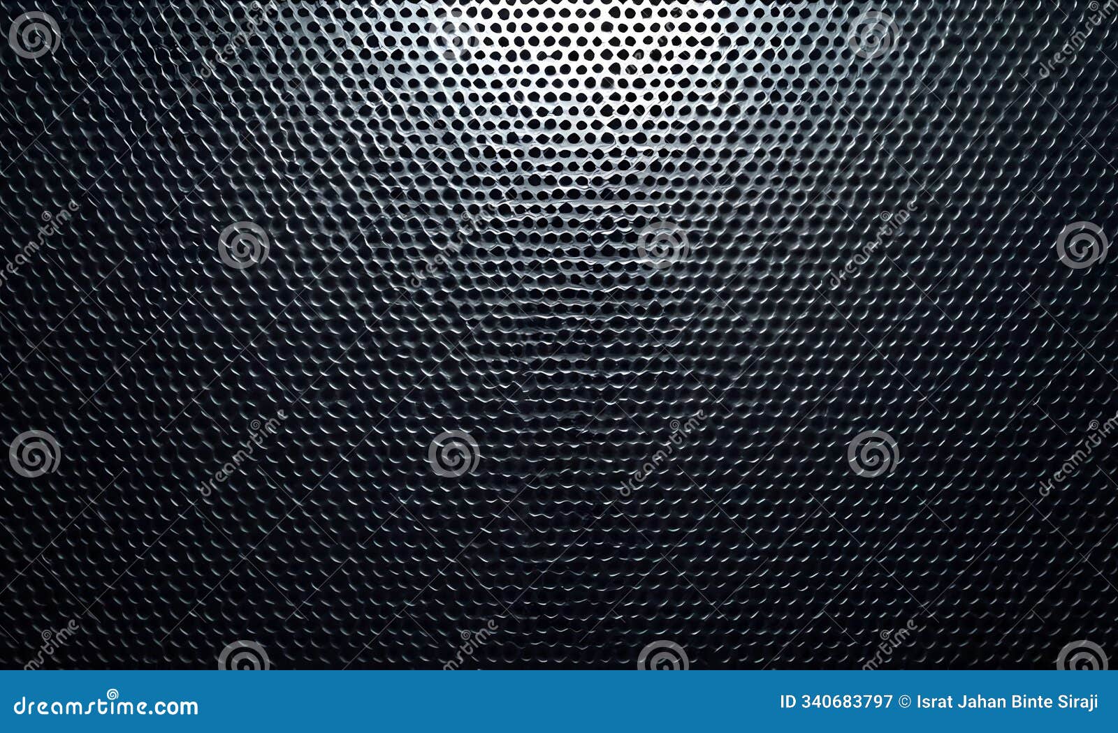 Metallic Mesh Texture with a Dark, Reflective Surface Stock ...