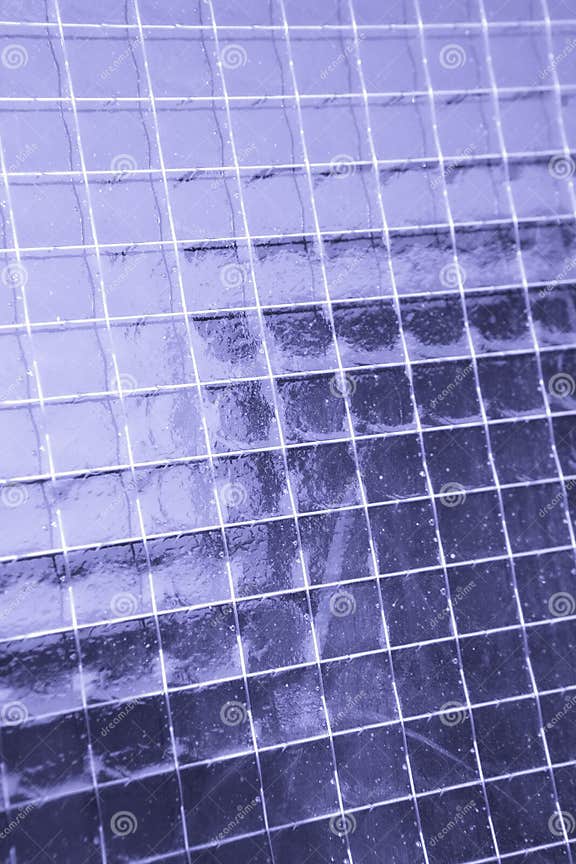 Metallic net in glass stock image. Image of abstraction - 5203637