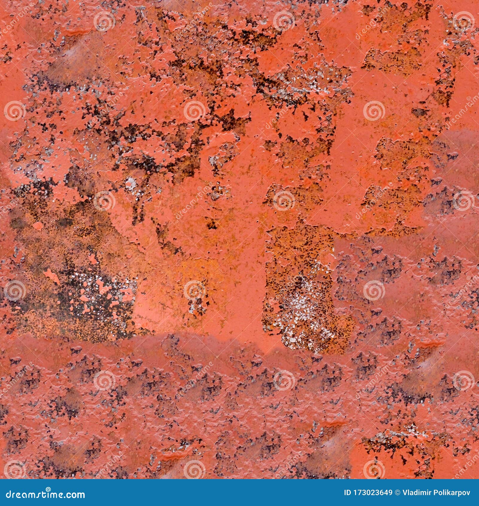 Metallic Old Wall with Rust. Grunge Texture Stock Image - Image of ...
