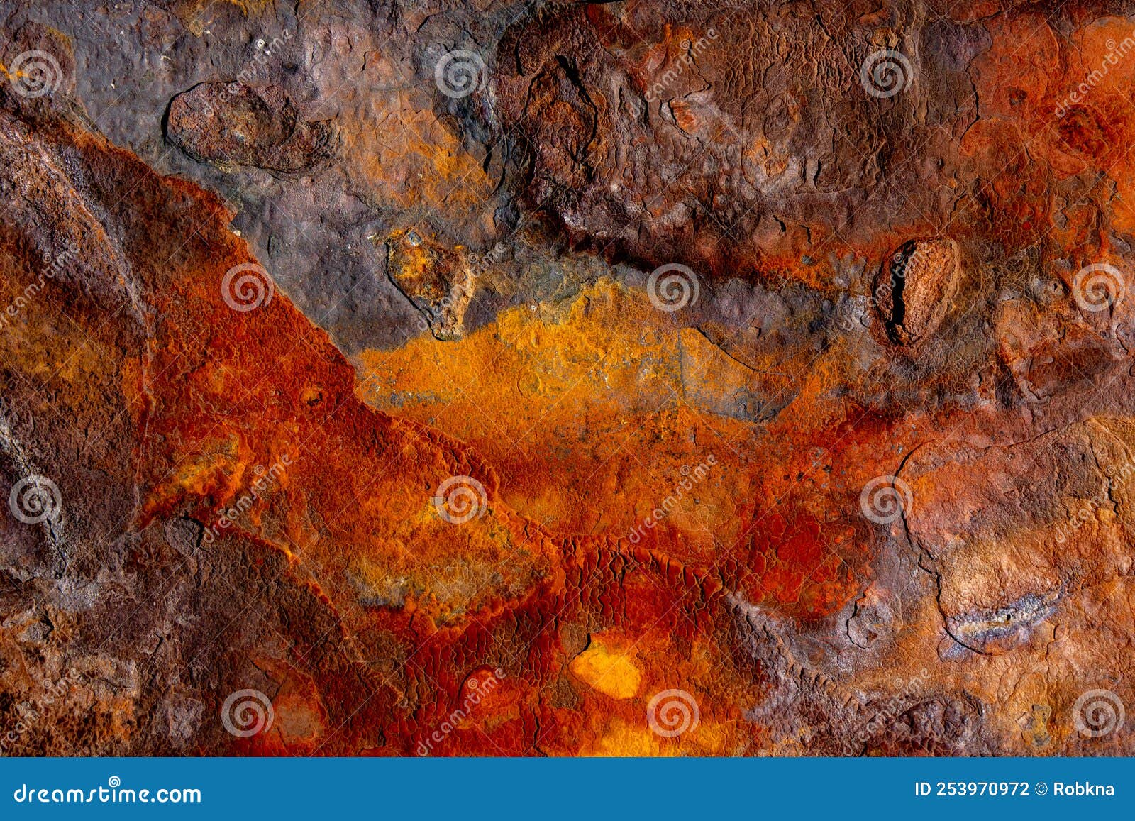Metallic Orange Rust Texture Grunge Abstract Background Stock Photo ...