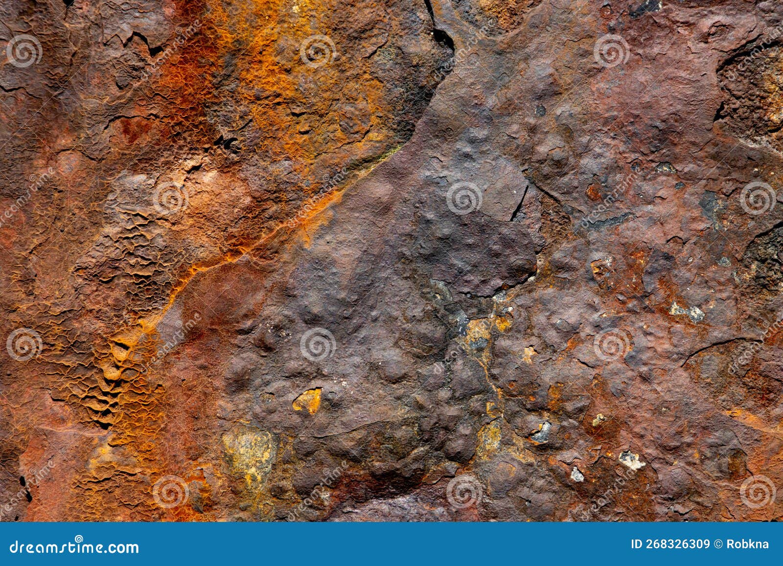 Metallic Orange Rust Texture Grunge Abstract Background Stock Image ...