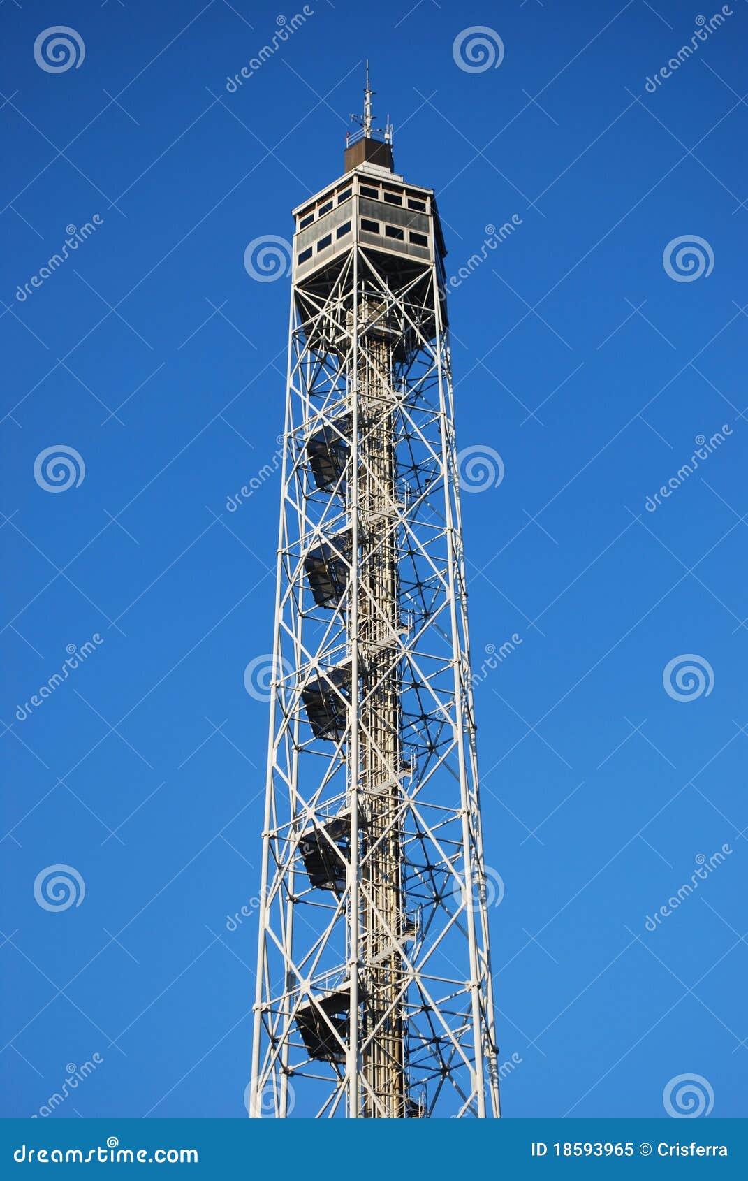 Metallic panoramic tower stock image. Image of milan - 18593965