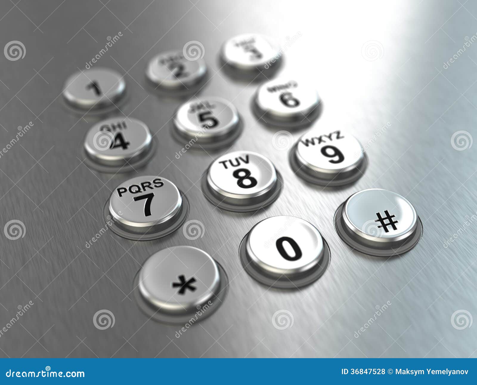 Phone Keypad Buton Set Cartoon Vector | CartoonDealer.com #223472017