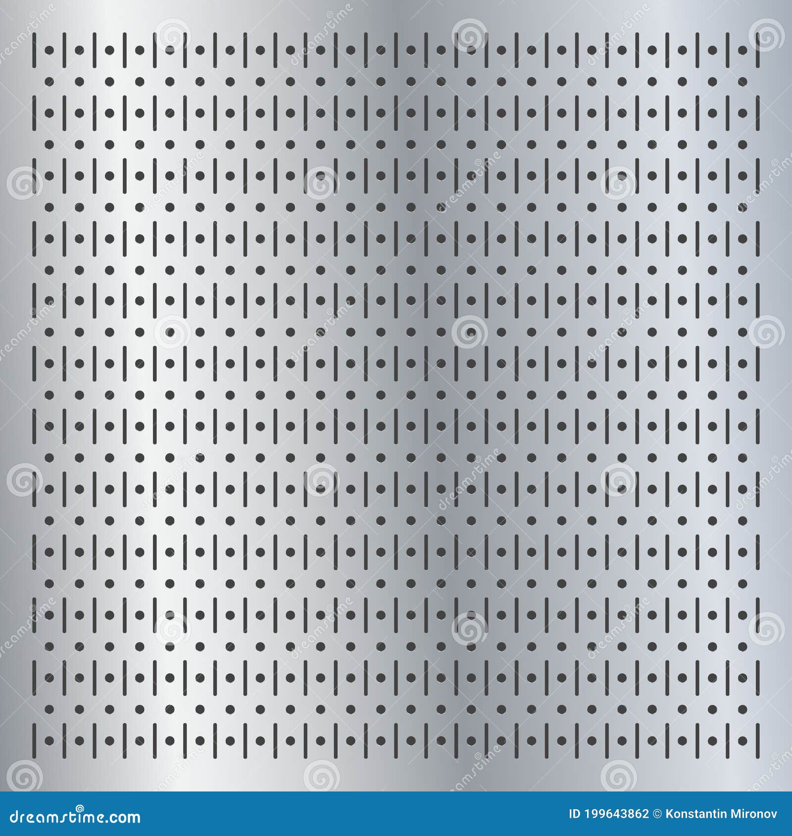 Metallic Peg Board Perforated Texture Background Material with Round ...