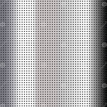 Metallic Perforated Chromium Sheet Stock Vector - Illustration of high ...