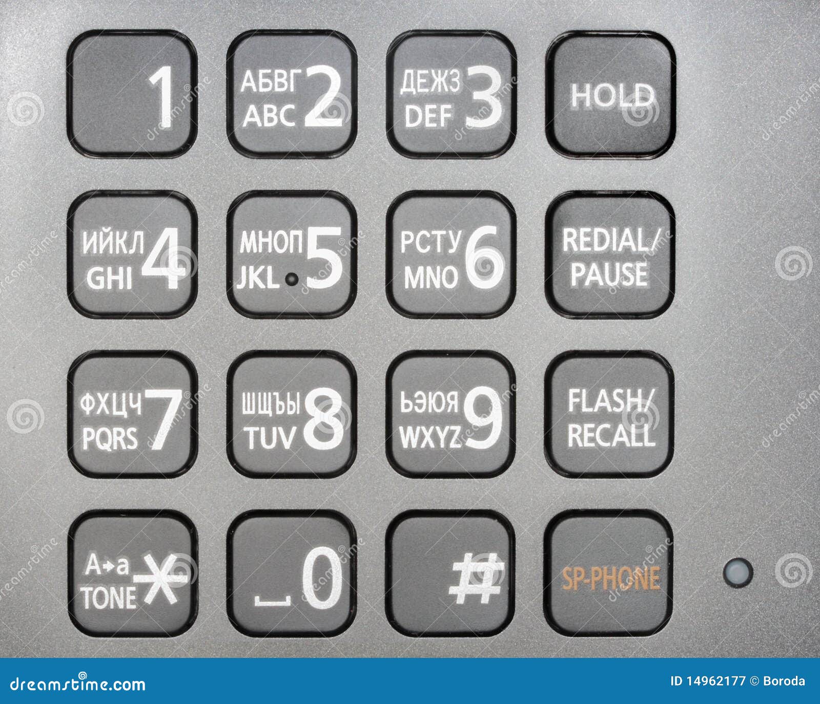 Metallic phone keypad stock image. Image of macro, metallic - 14962177