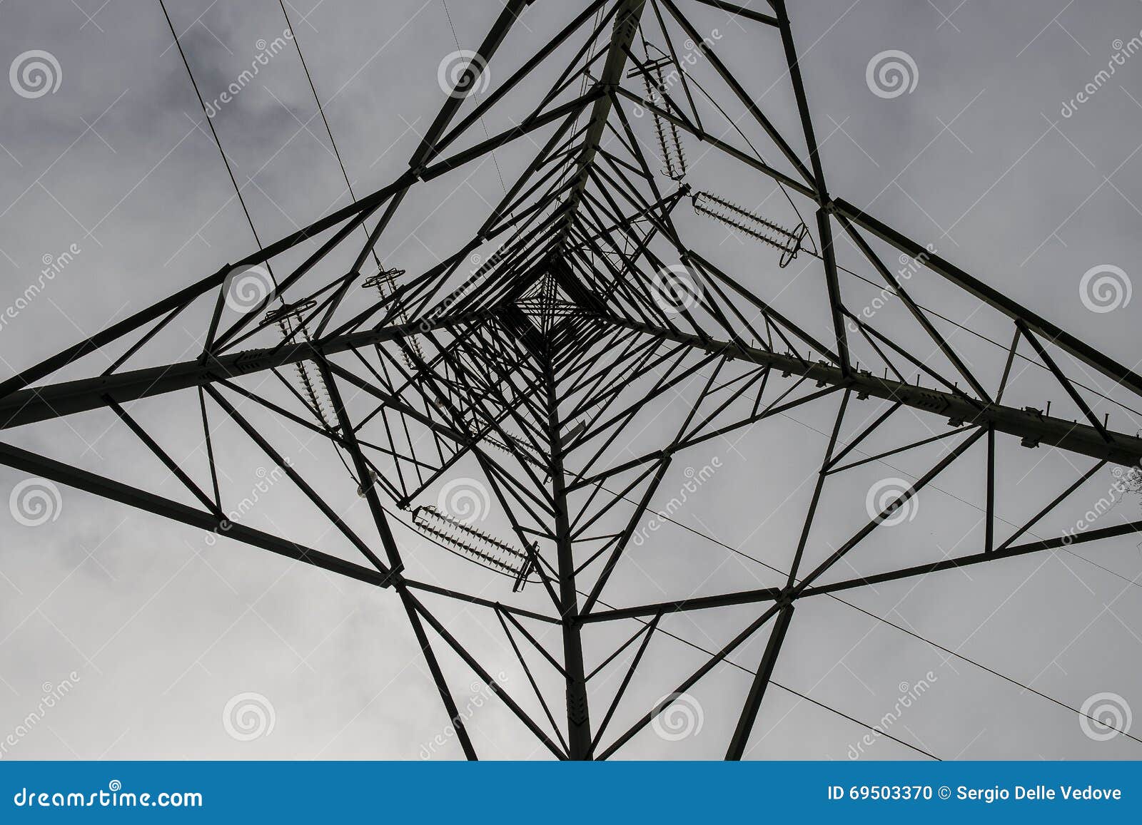Metallic pilon stock photo. Image of concept, metal, industry - 69503370