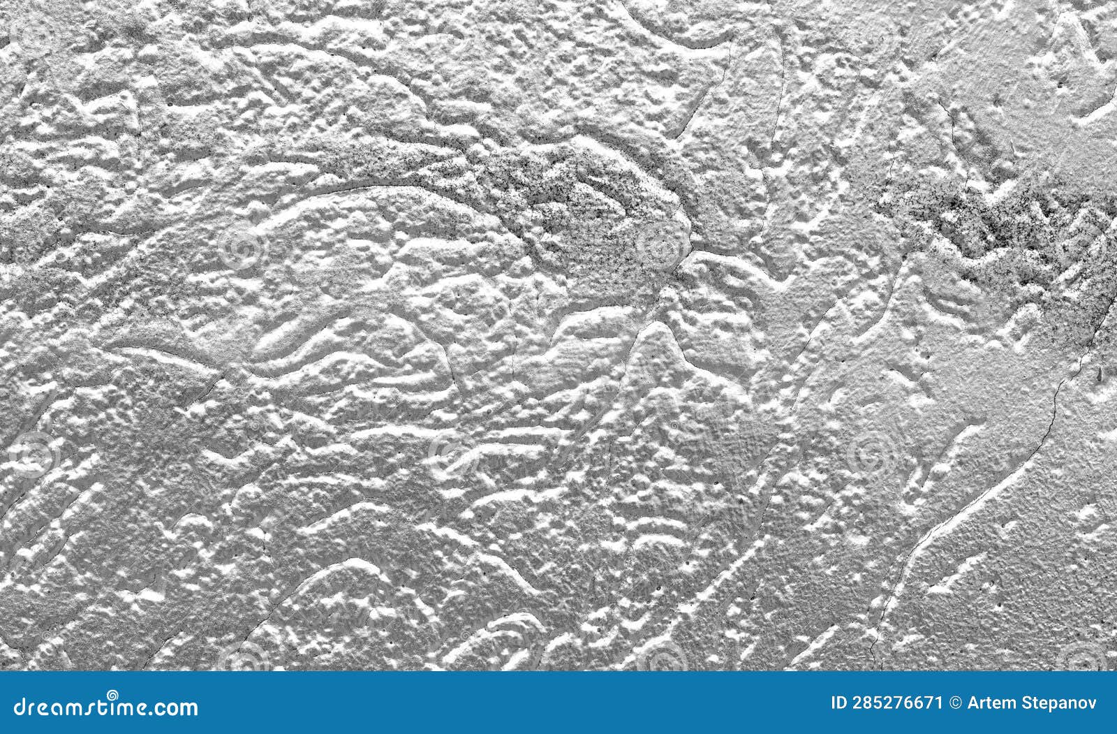Metallic Plaster Texture Background, Silver Stucco Pattern, Chrome ...