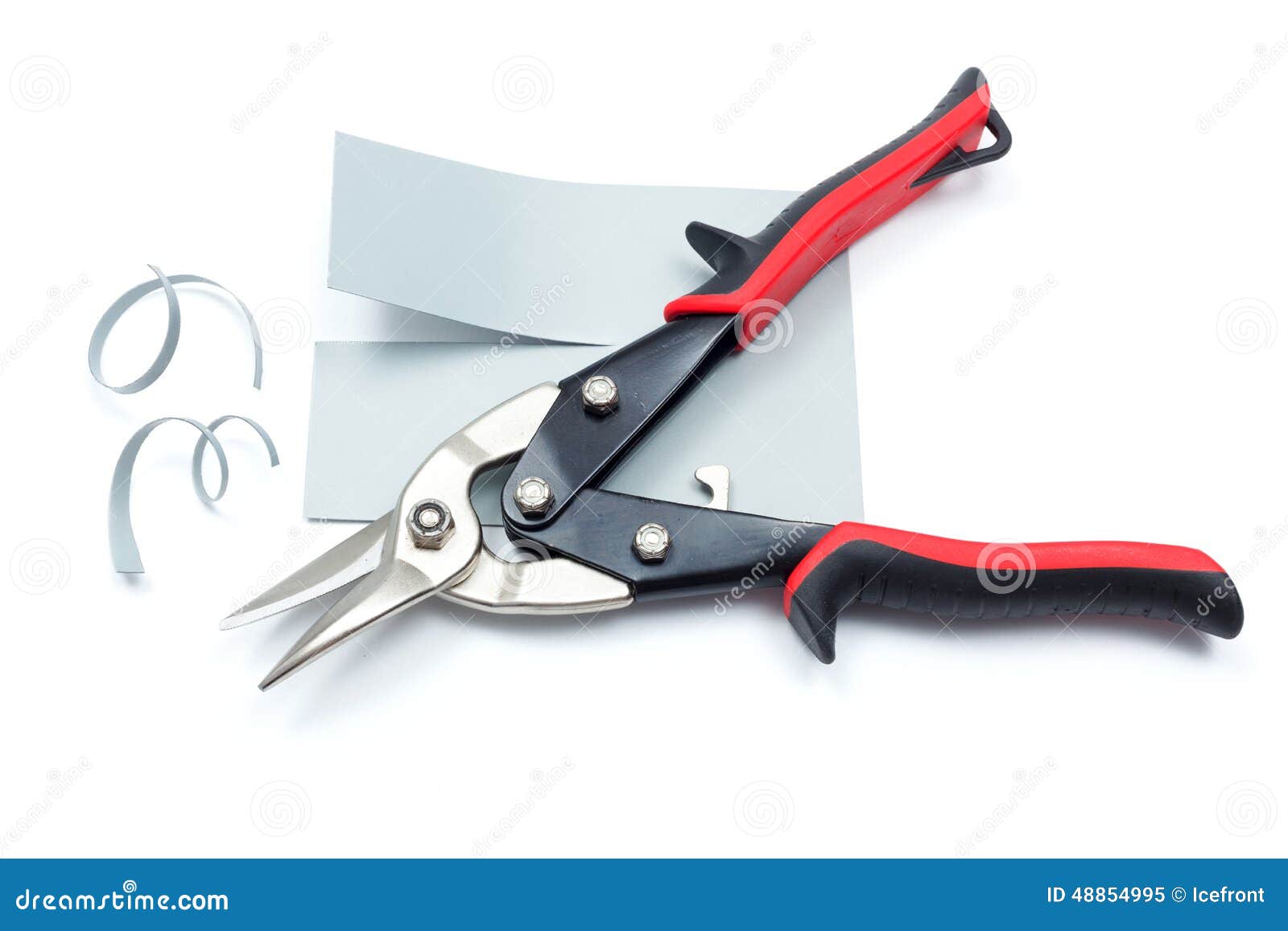 Metallic Plate Cut with Scissors Stock Image - Image of steel, metallic ...