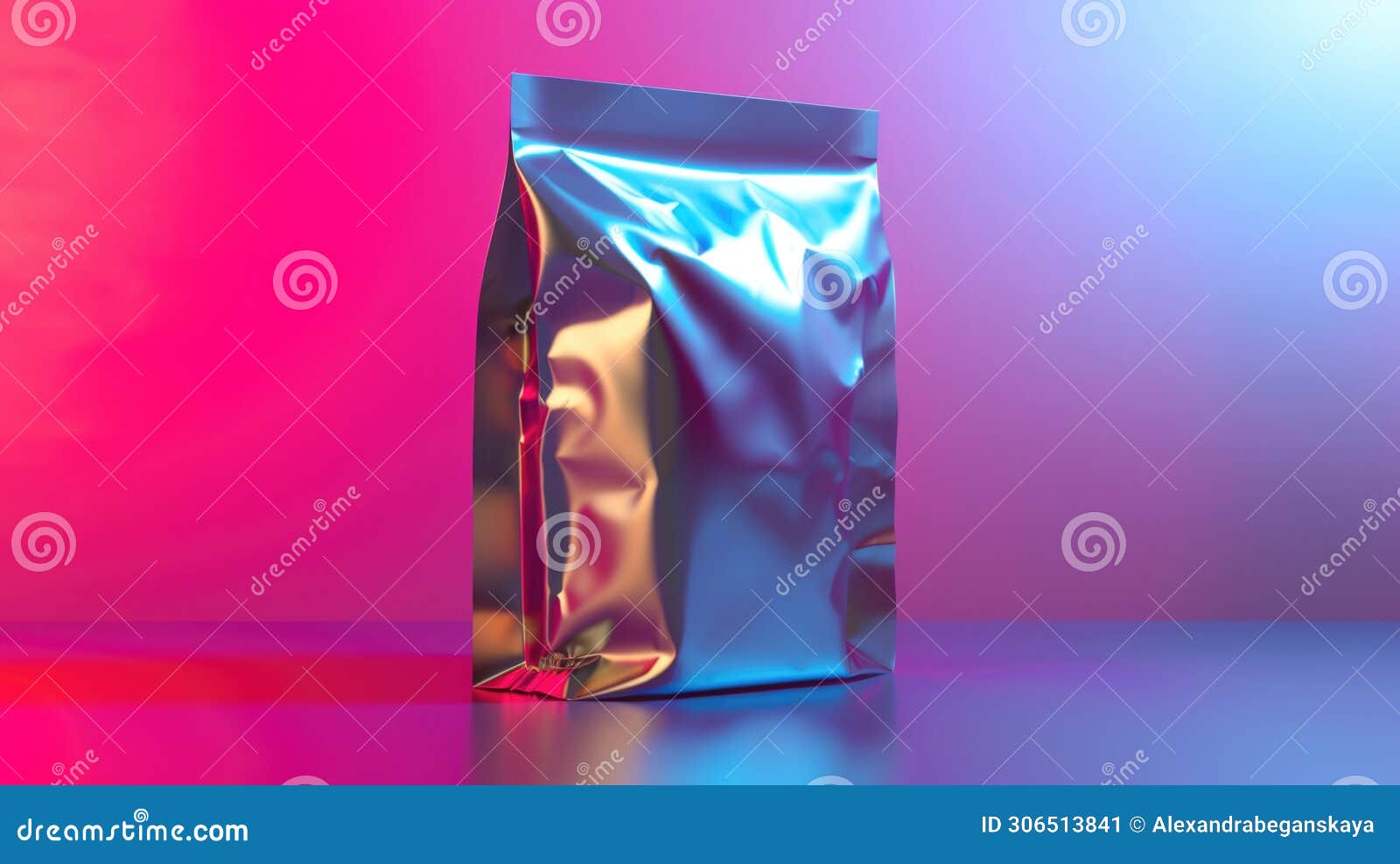 Chromatic Pouch on Radiant Gradient Stock Illustration - Illustration ...