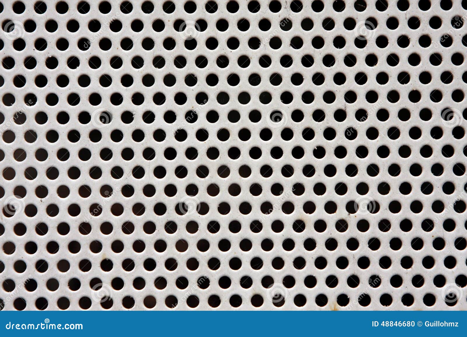 Metallic Railing Point Texture Stock Photo - Image of railing, hole ...