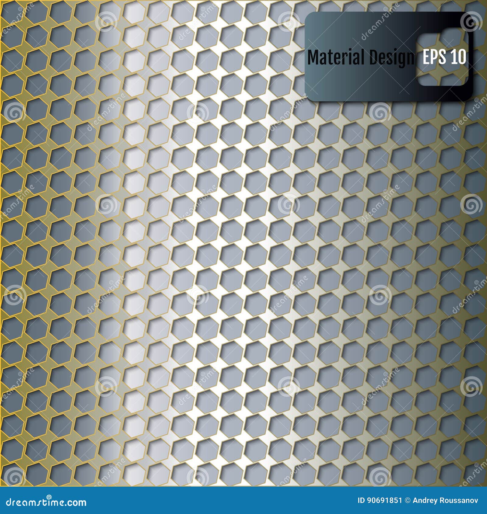 Realistic Hexagonal Prism Vector Illustration | CartoonDealer.com ...