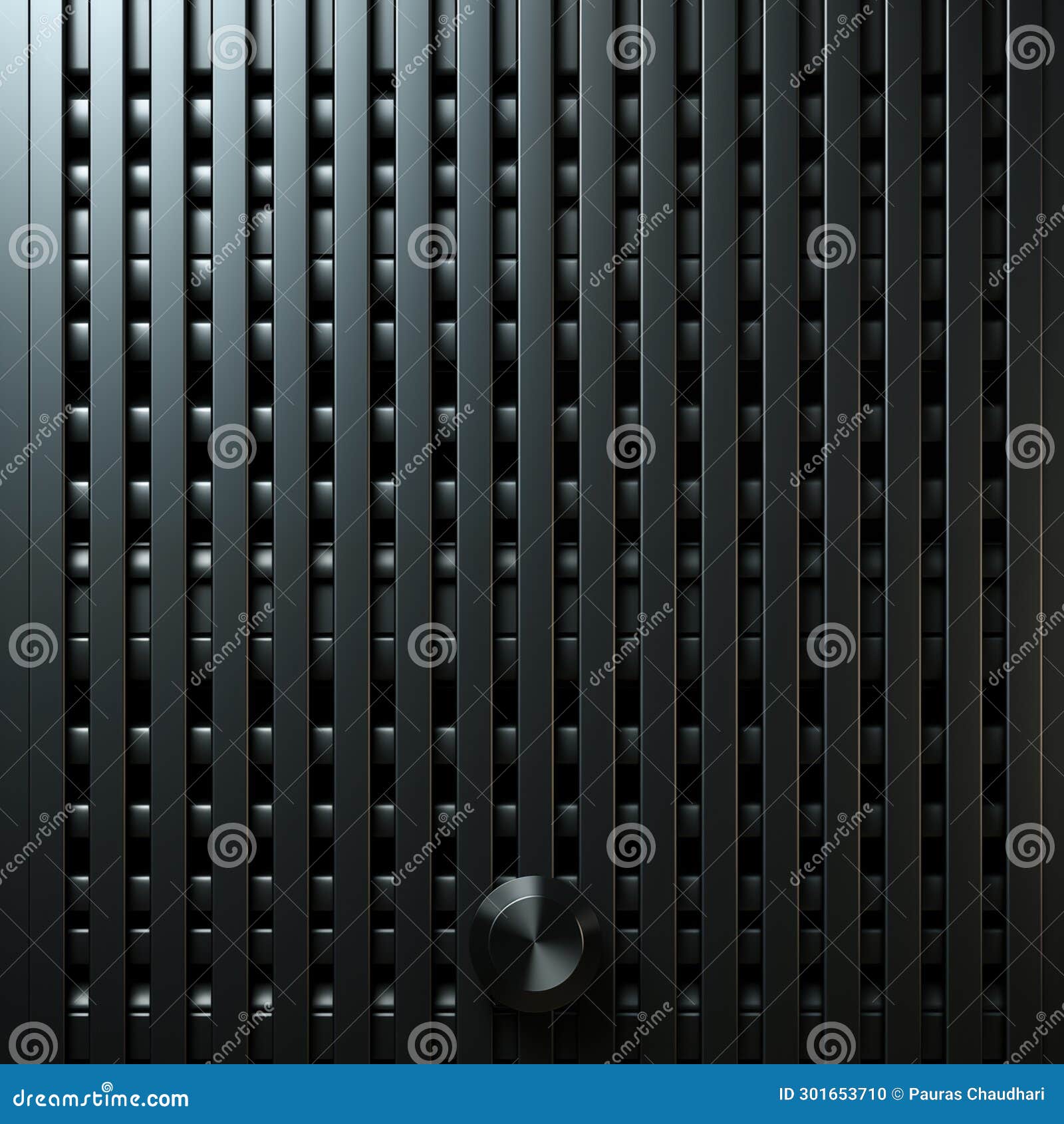 Metallic Rhythm: Alternating Light on Parallel Bars Stock Illustration ...