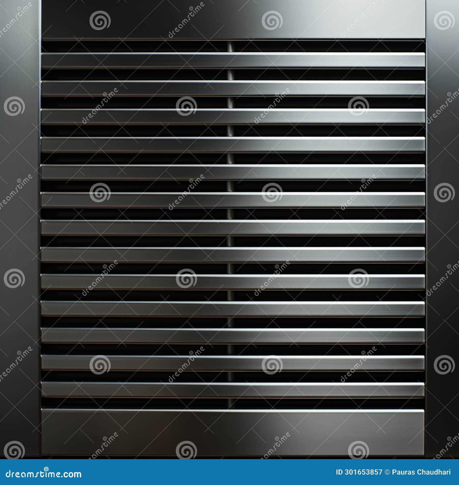 Metallic Rhythm: Alternating Light on Parallel Bars Stock Illustration ...