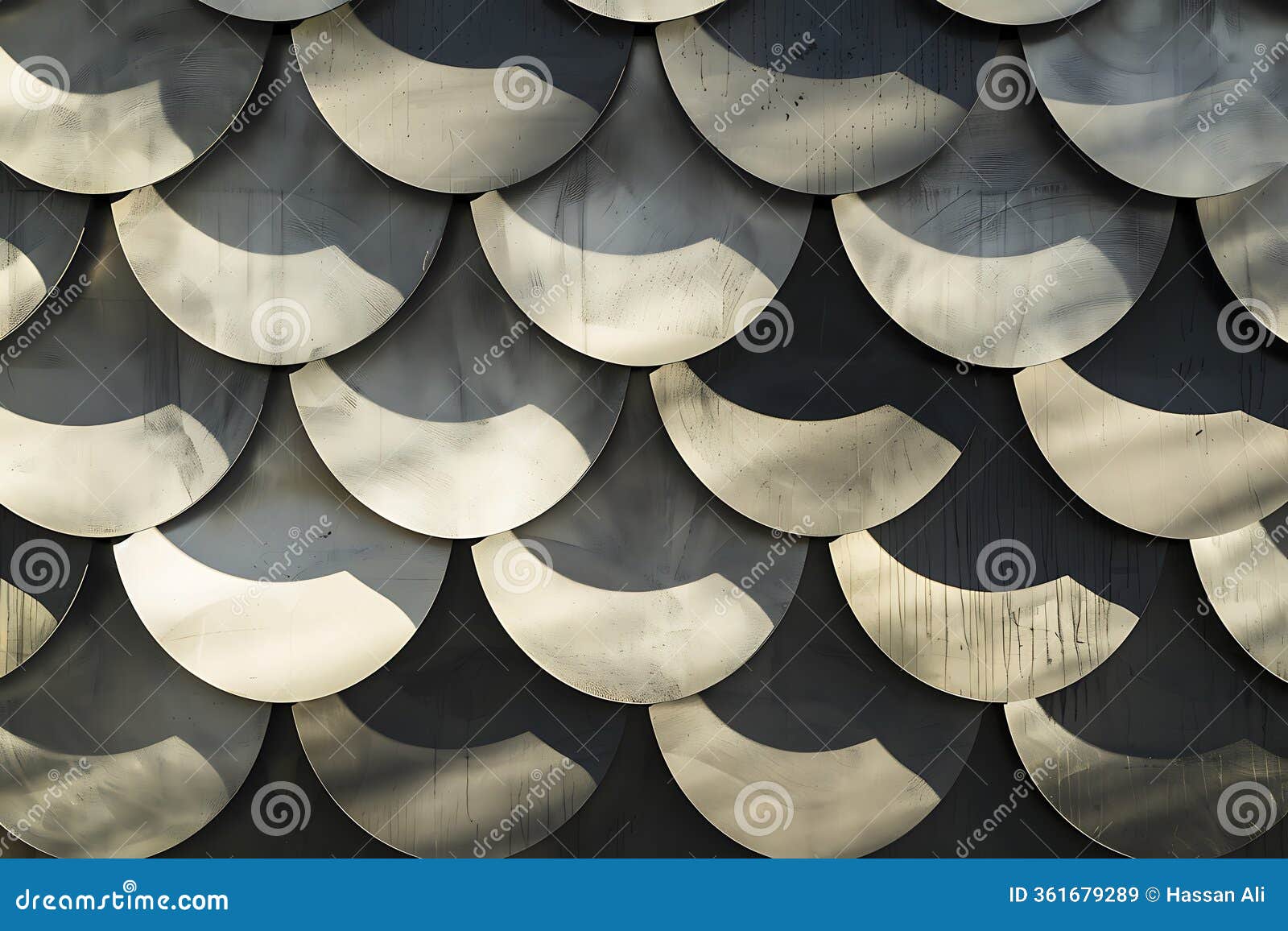 Metallic Scale Pattern Architectural Design, Modern Wall Texture ...