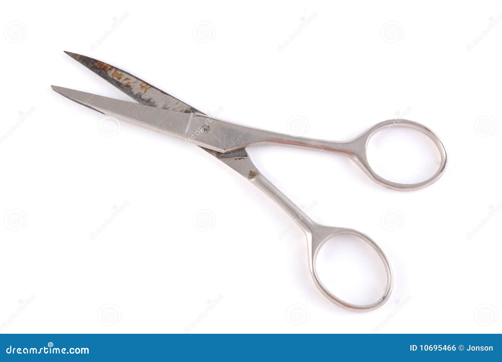 Metallic scissors stock photo. Image of equipment, pair - 10695466