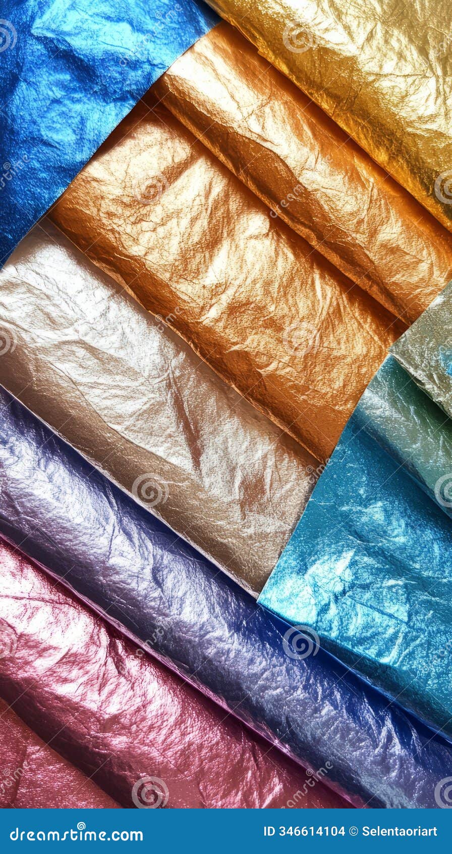 Metallic Scrapbooking Paper for Shiny Projects Stock Illustration ...