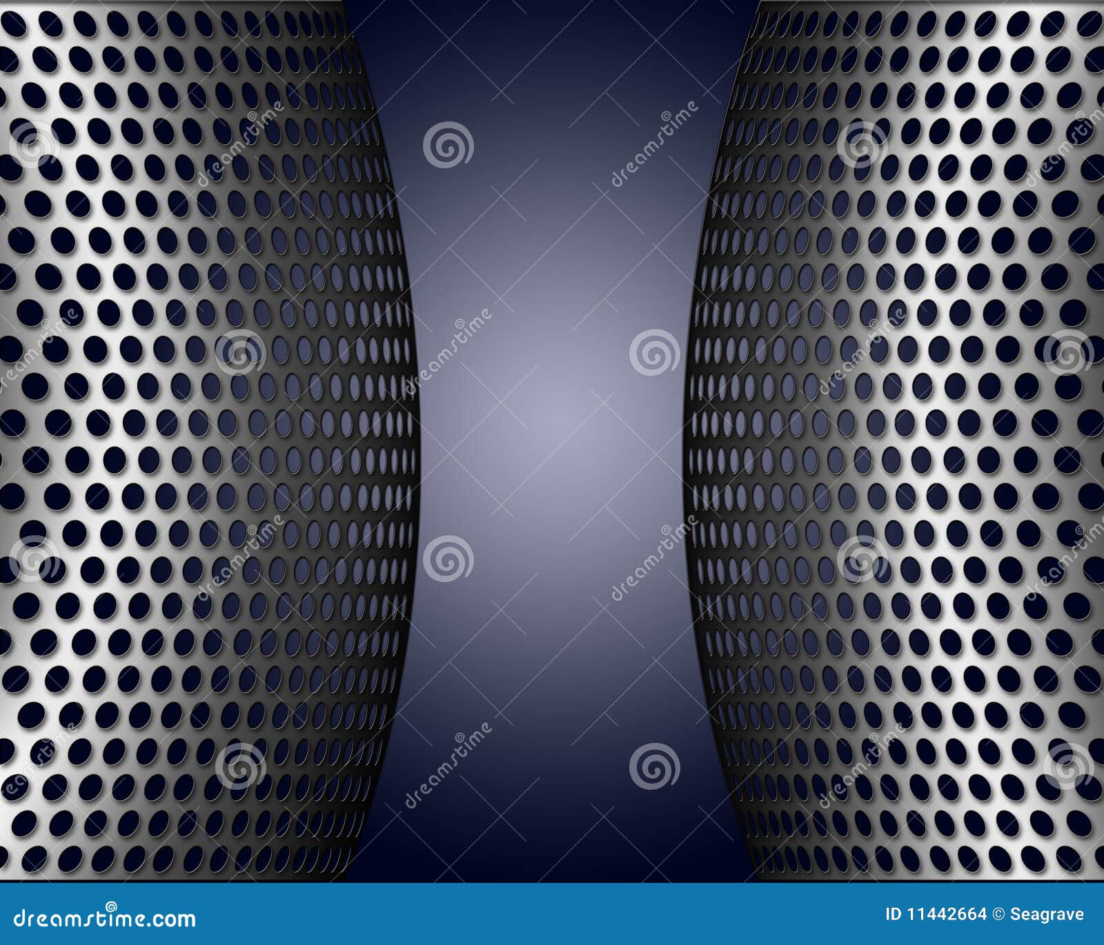 Metallic Screens with Holes Stock Illustration - Illustration of ...
