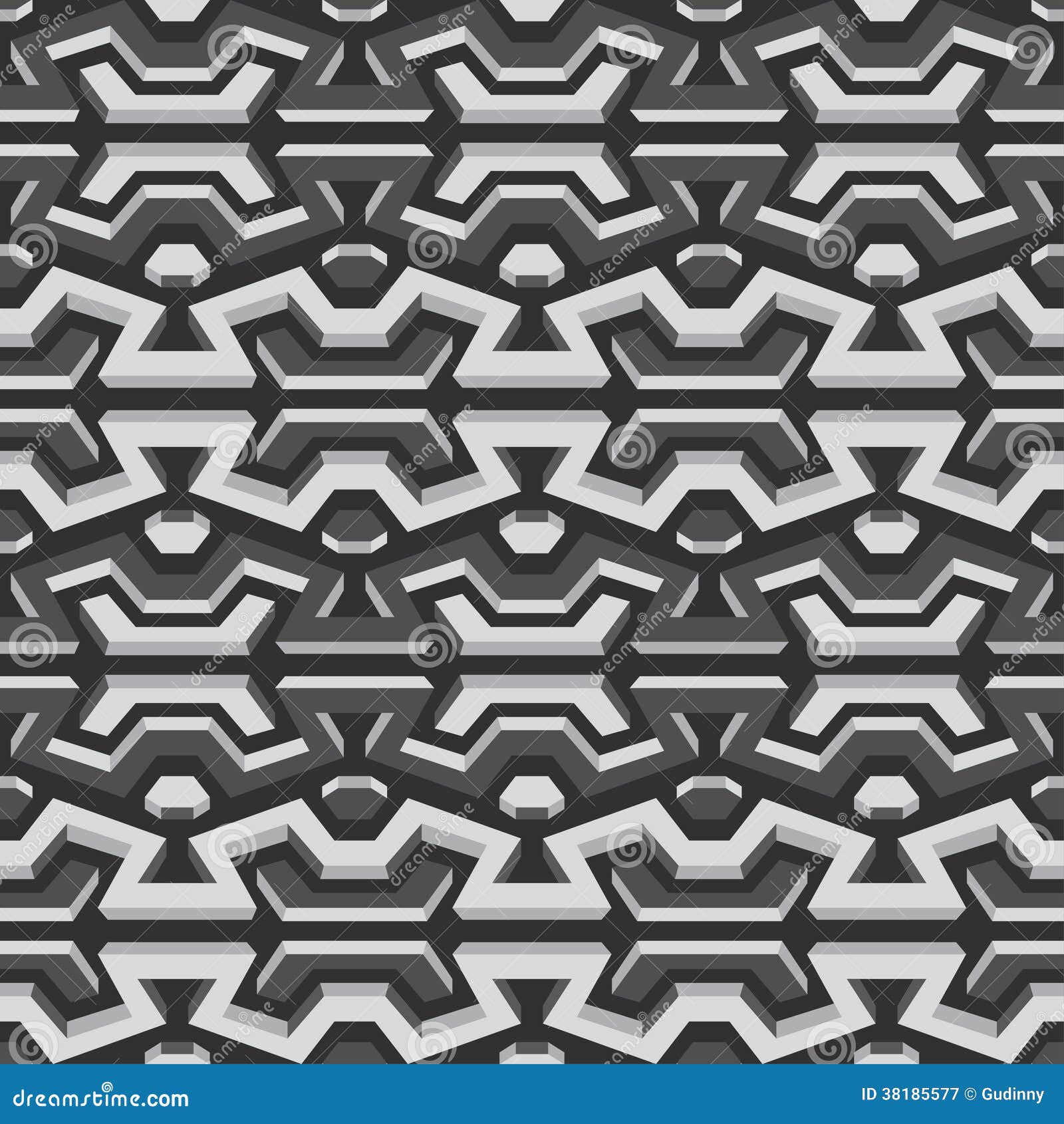 Metallic seamless pattern stock vector. Illustration of backdrop - 38185577