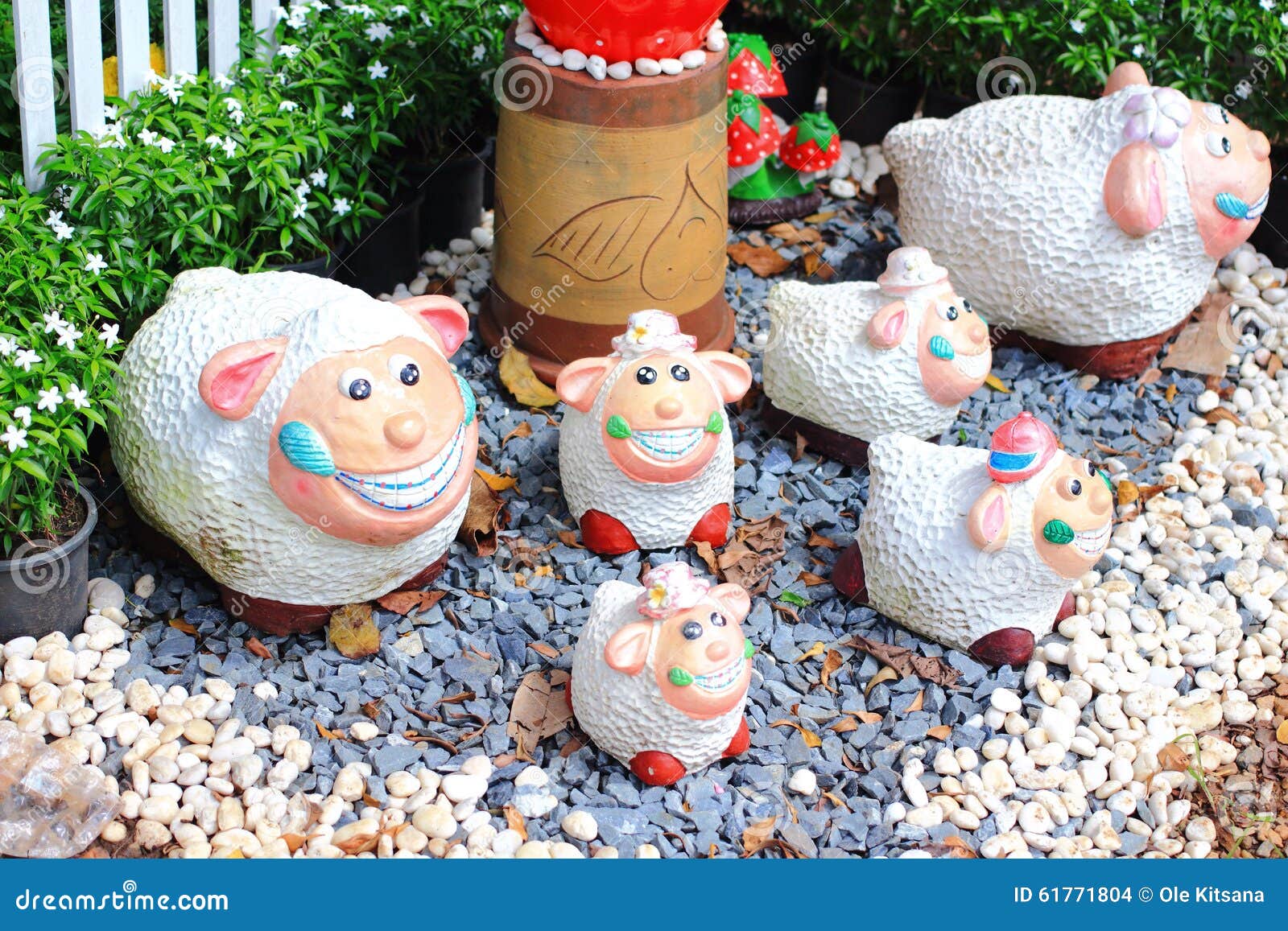 Metallic sheep statue stock photo. Image of decorating - 61771804