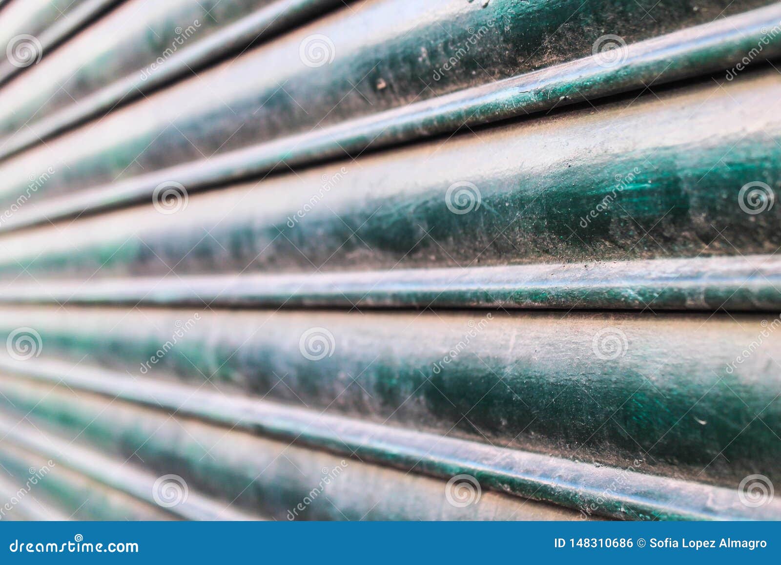 Metallic Shutter Arhitectural Shutters Modern Stock Photo - Image of ...