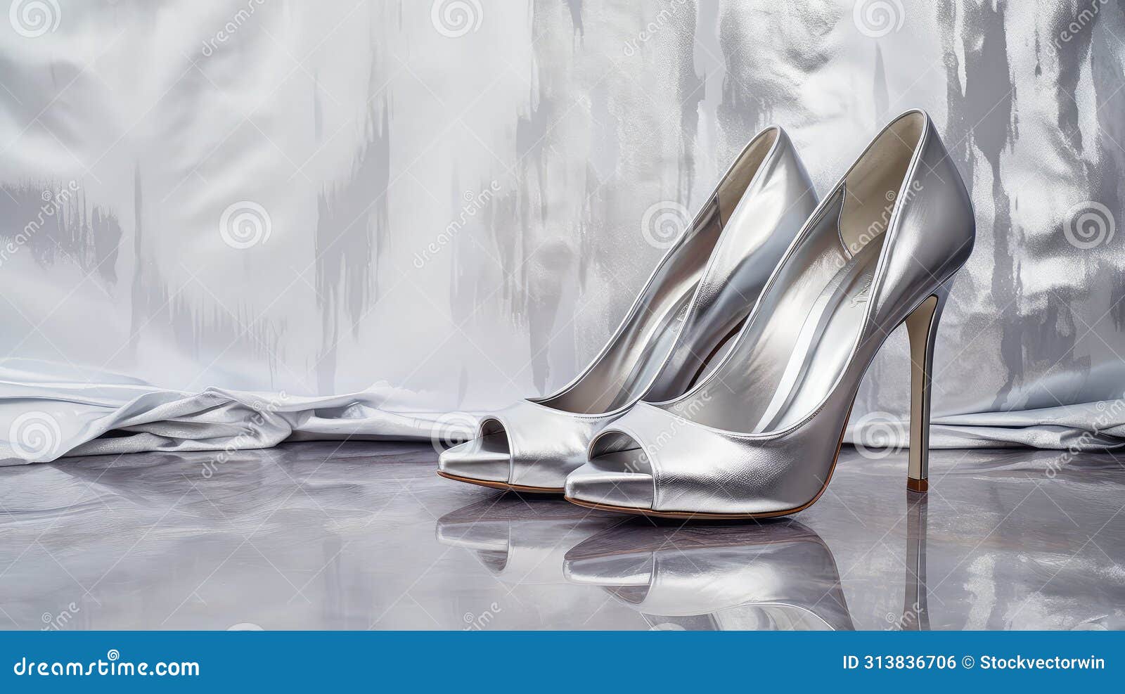 Metallic Silver Backgrounds Stock Illustration - Illustration of modern ...