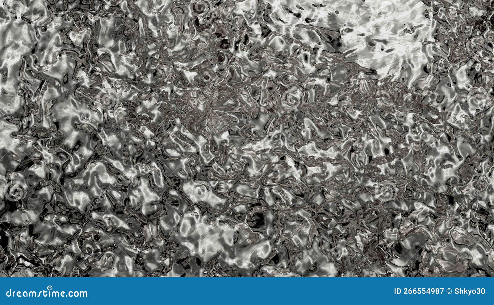 Metallic and Silver Fluid Filling the Screen with Many Swirls and ...