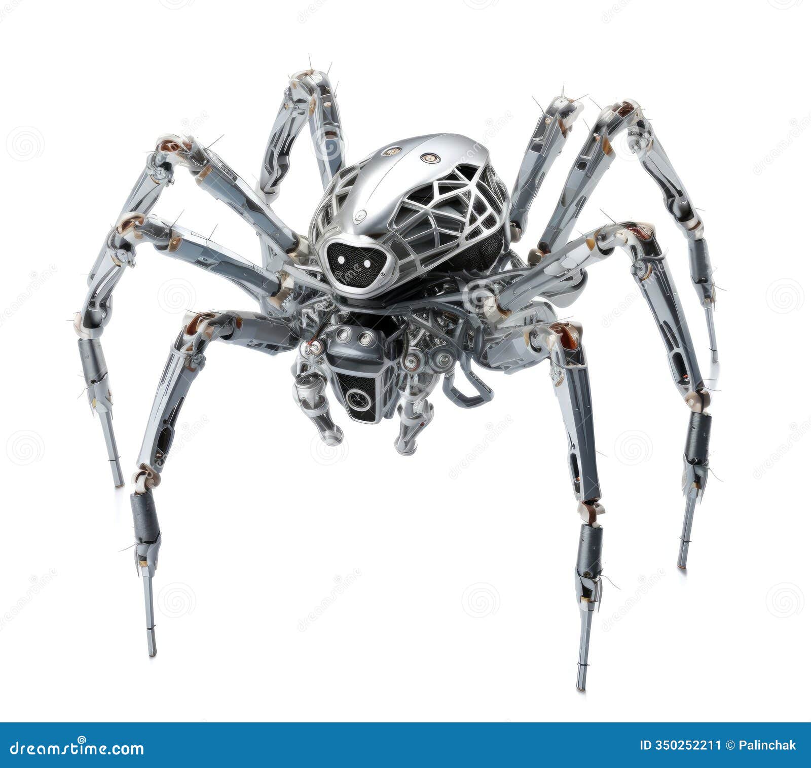 Spider Robot Using Jansen Mechanism And Klann Mechanism Royalty-Free ...