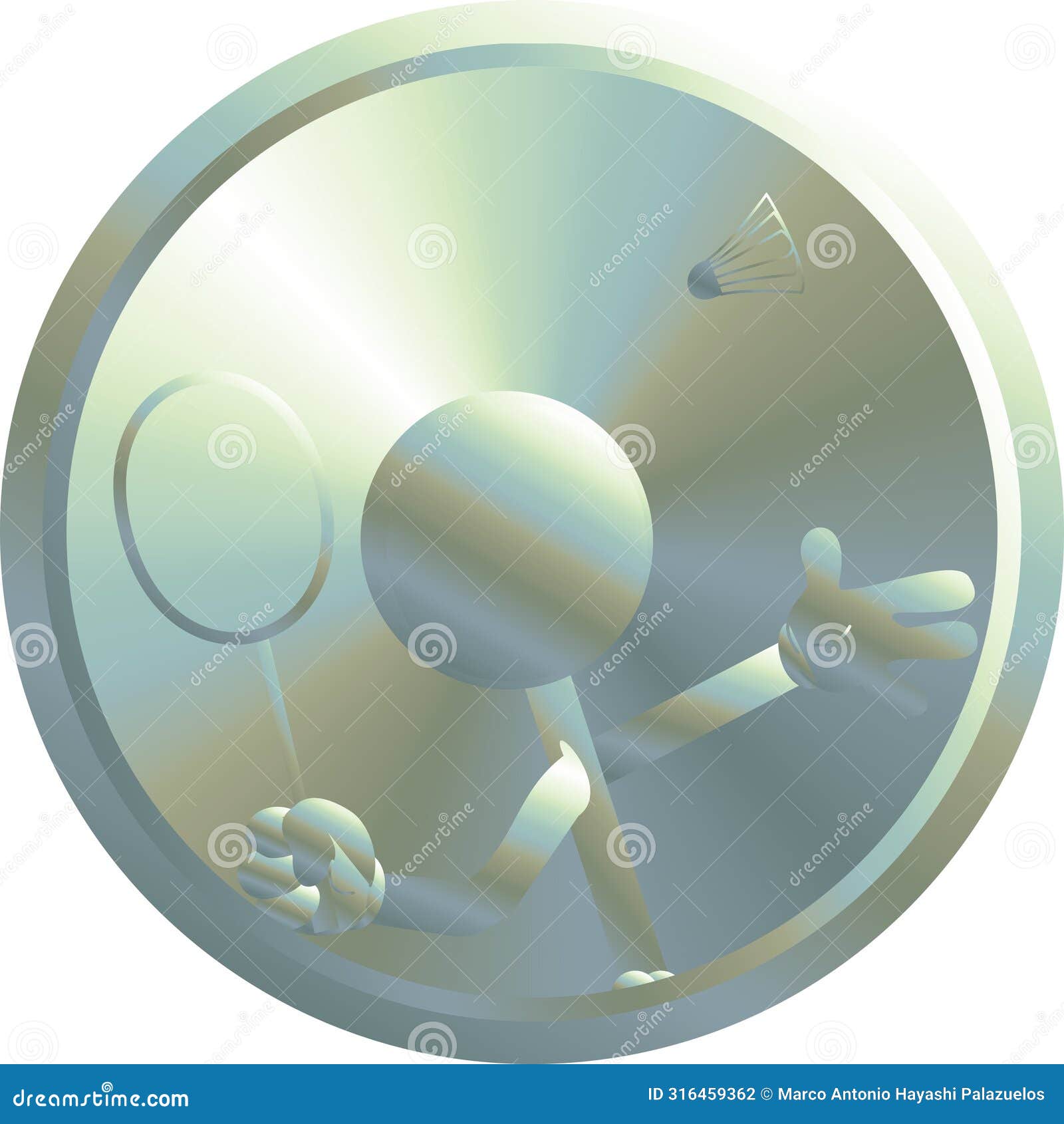 Metallic Sport Character Cartoons Stock Vector - Illustration of design ...