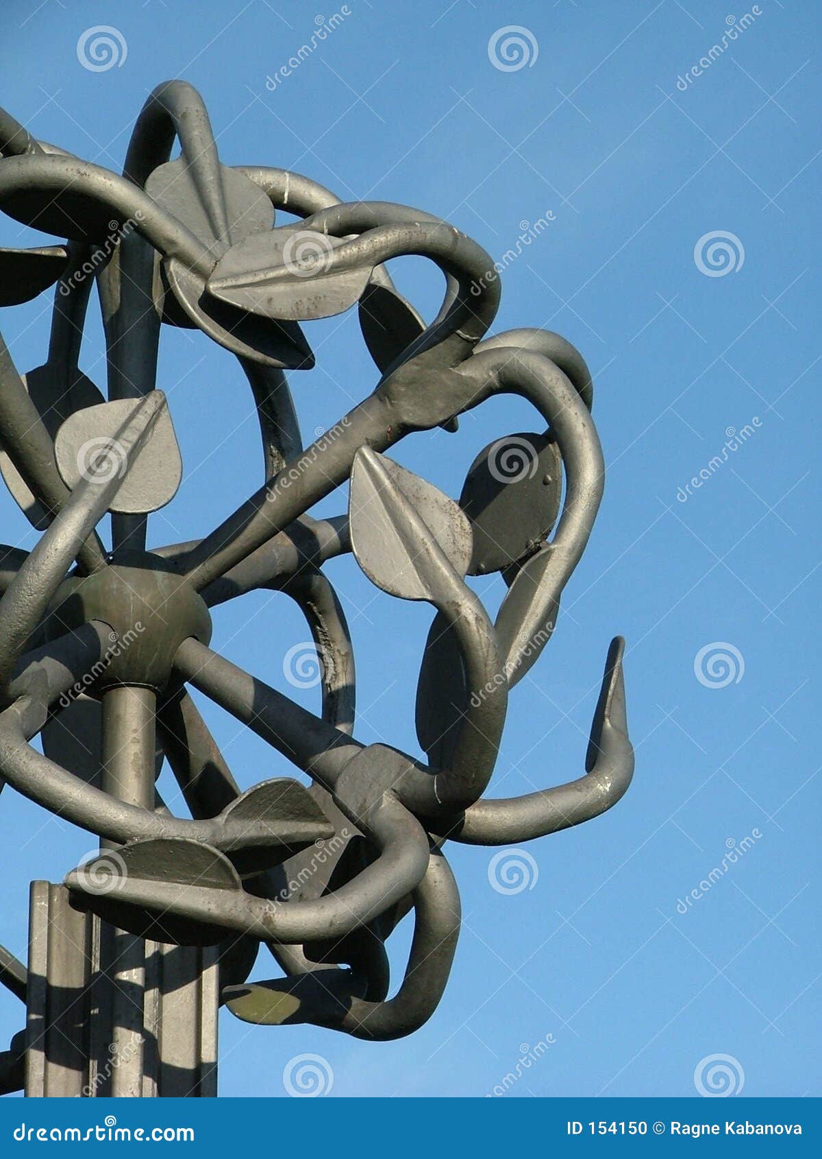 Metallic statue stock photo. Image of soviet, metal, statue - 154150