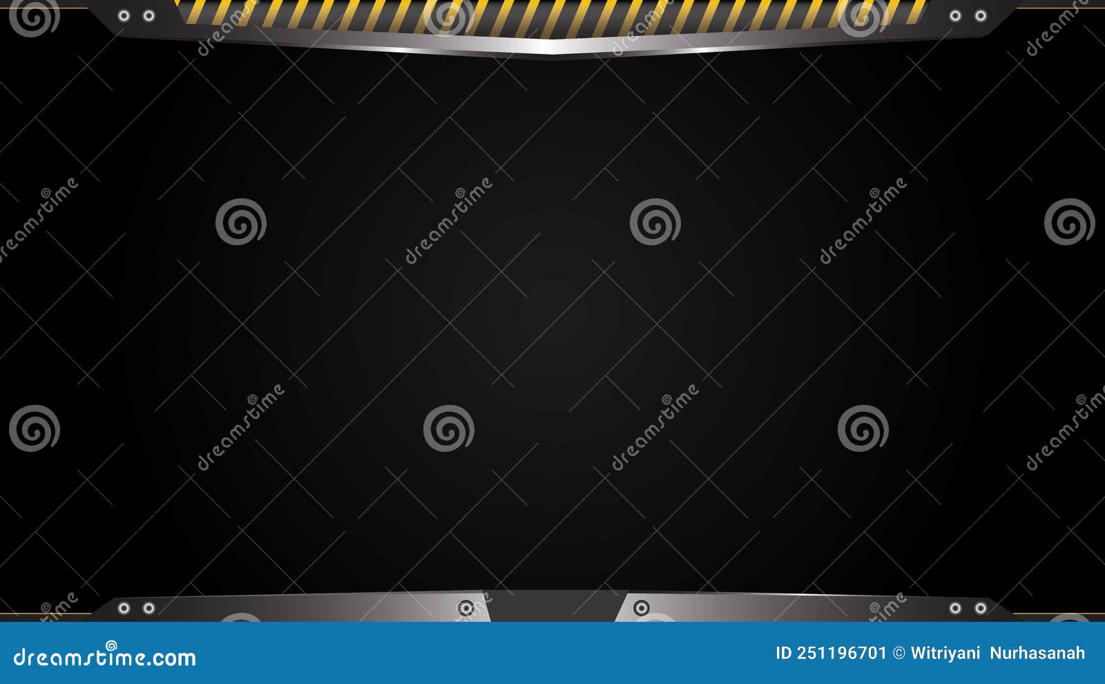 Metallic Steel Frame Background Stock Vector - Illustration of rough ...