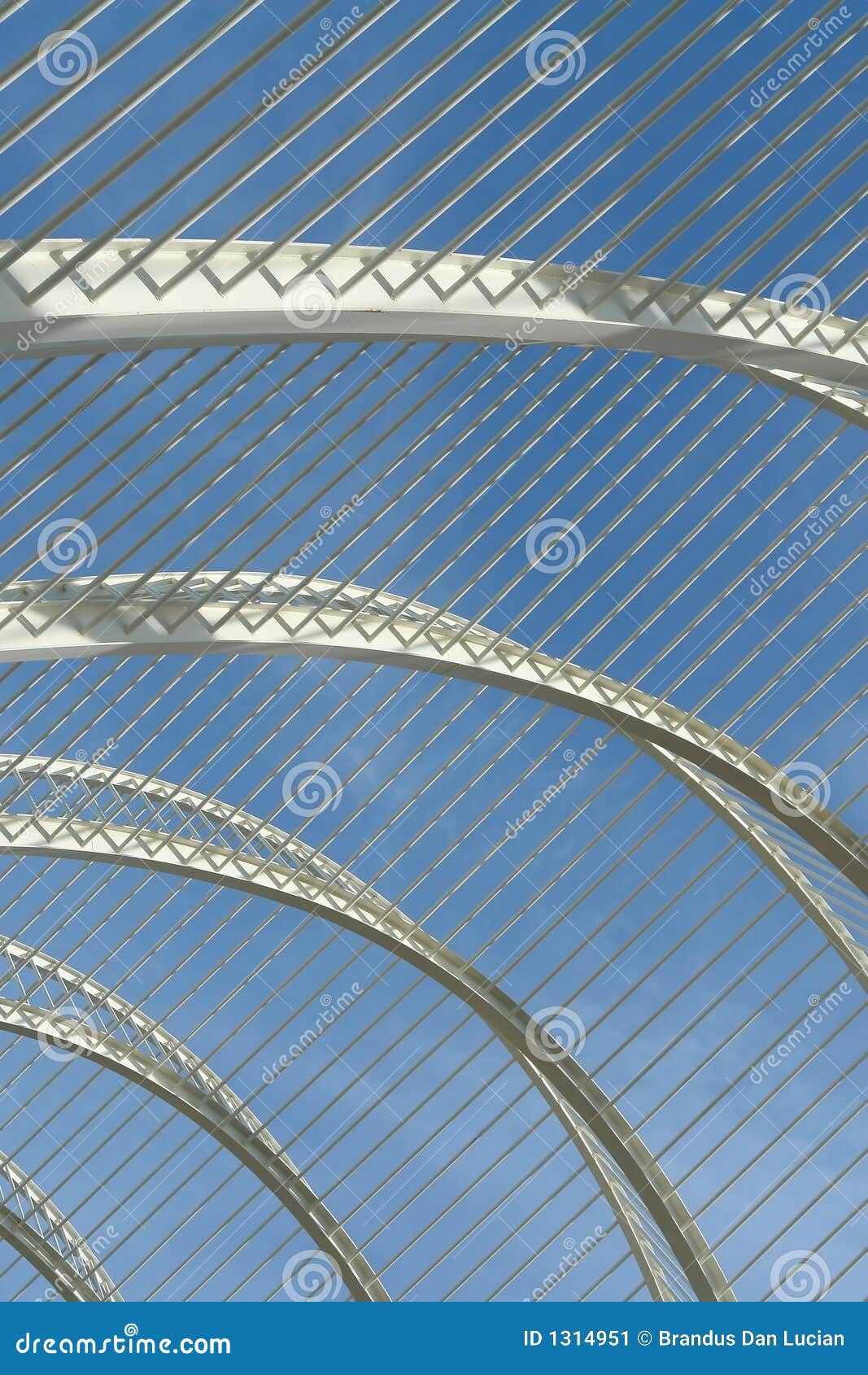Metallic structure editorial photo. Image of museum, blue - 1314951