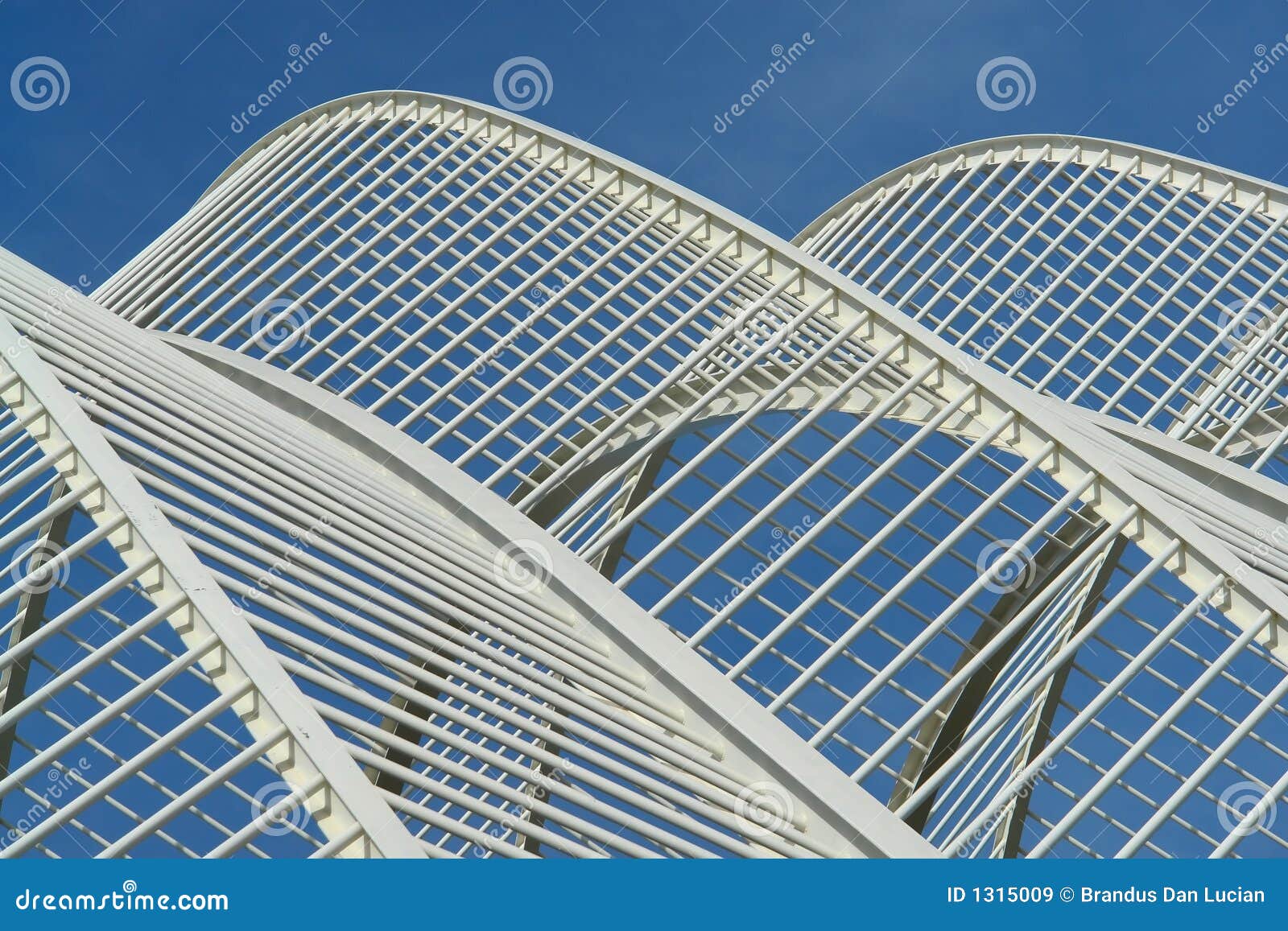 Metallic structure editorial stock image. Image of ciutat - 1315009