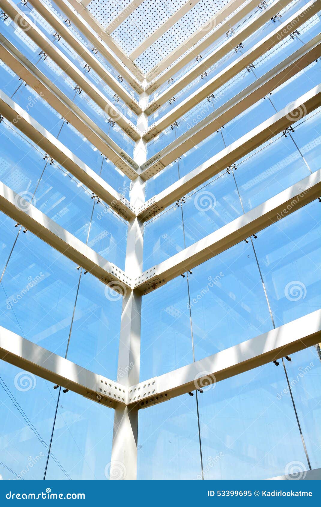 Metallic structure stock image. Image of diagonal, interior - 53399695
