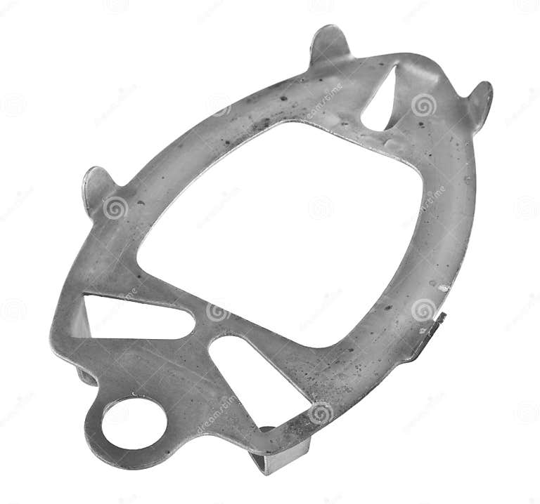 Metallic Support Under Iron Stock Image - Image of spray, chores: 199571877