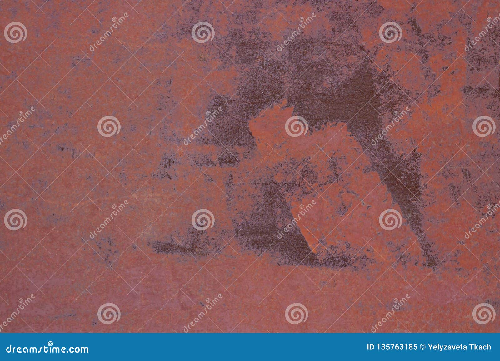 Metallic Surface with Rust, Texture with Different Defects Stock Image ...