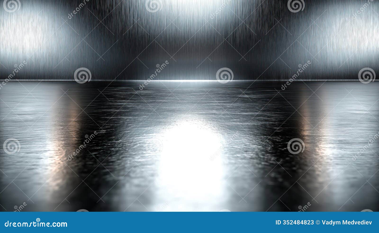 Metallic Surface with Subtle Linear Patterns. Shiny Reflective Surface ...