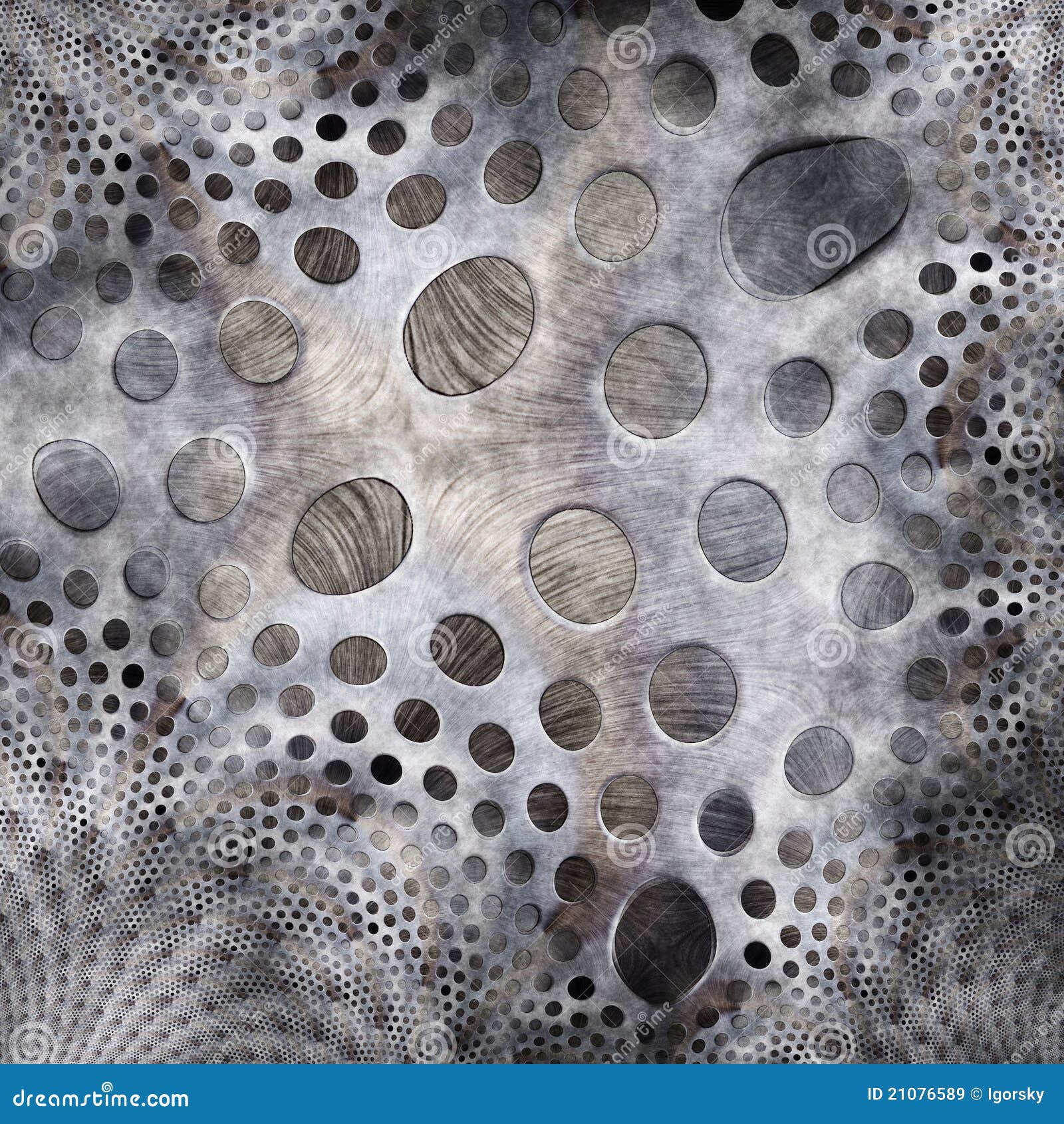 Metallic Texture with Holes Stock Image - Image of material, wall: 21076589