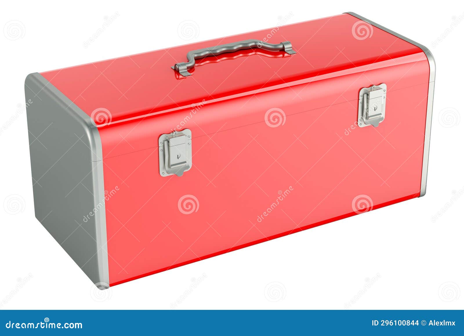 Metallic Tool Box, Tool Organizer Box. 3D Rendering Stock Illustration ...