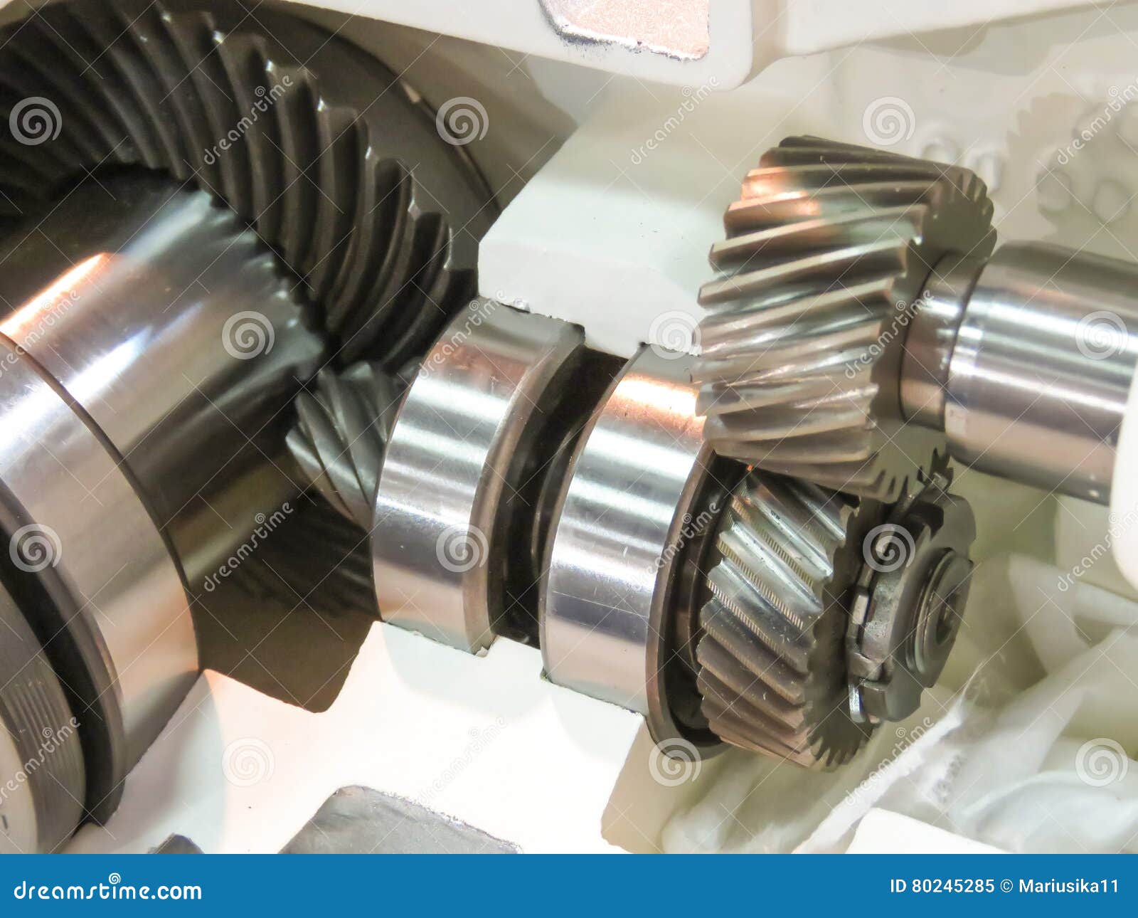 Car Transmission Gears Chain Made Of Real Steel. CVT Transmission Belt ...